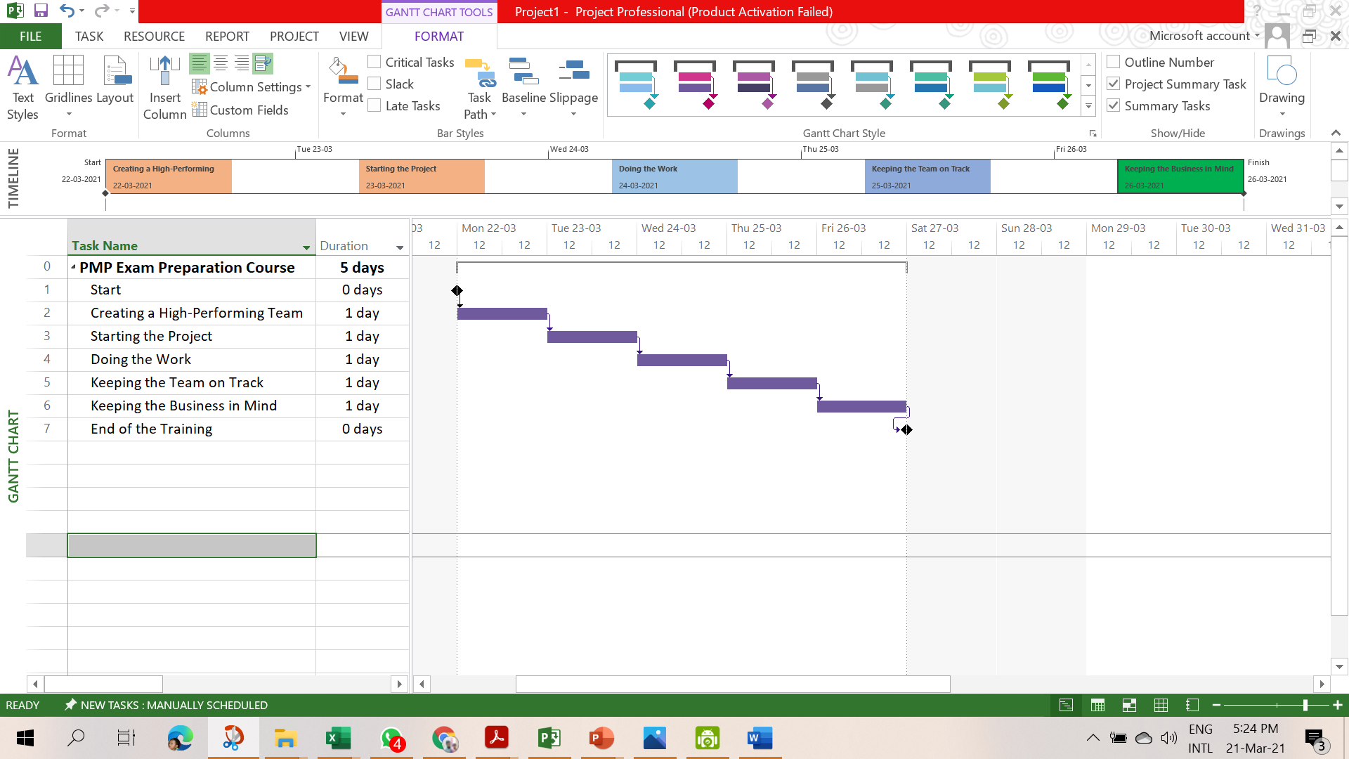 Microsoft Project For Managing Project PMP Training In Bangladesh